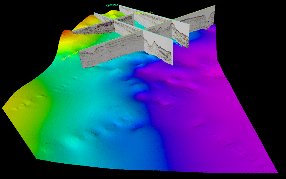 PETREL: pick horizons on 2D seismic profiles – AurelienG
