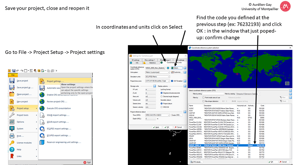 How to… define a new CRS and import Web Map Services in Petrel – AurelienG