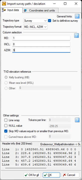 Loading well or core data in Petrel – AurelienG