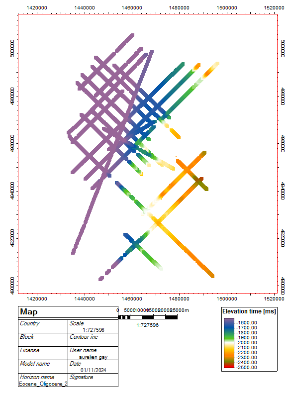 PETREL: pick horizons on 2D seismic profiles – AurelienG