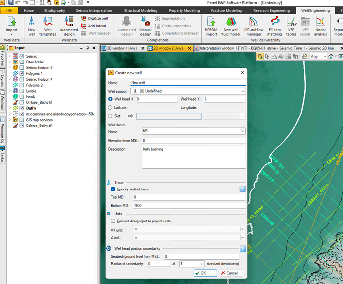 Loading well or core data in Petrel – AurelienG